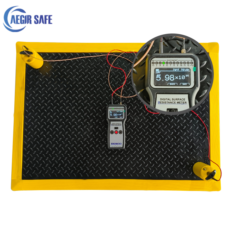 ELECTRO STATIC DISCHARGE MATS RUBBER INTERLOCKING FLOOTING SYSTEM ...